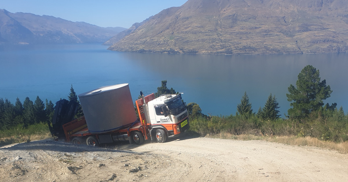 Delivery | Harvey Tanks | Quality Concrete Tanks