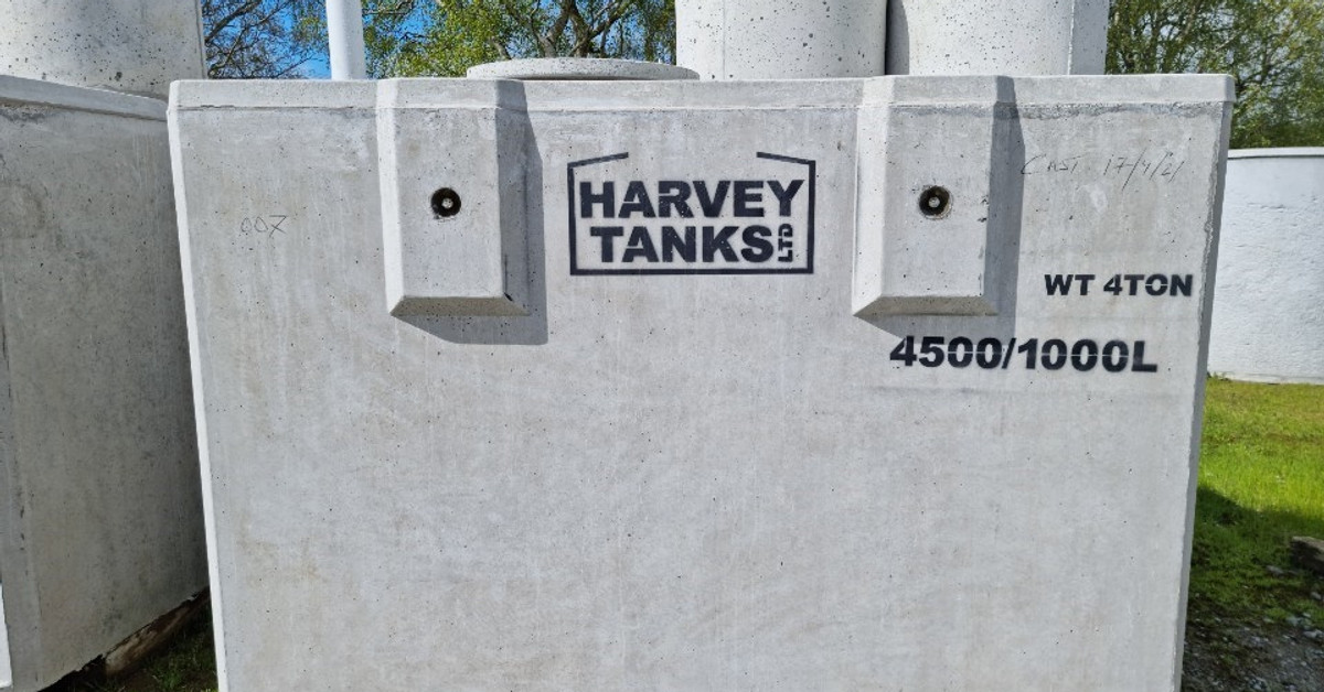 Double Chamber Septic Tank, 4500/1000L