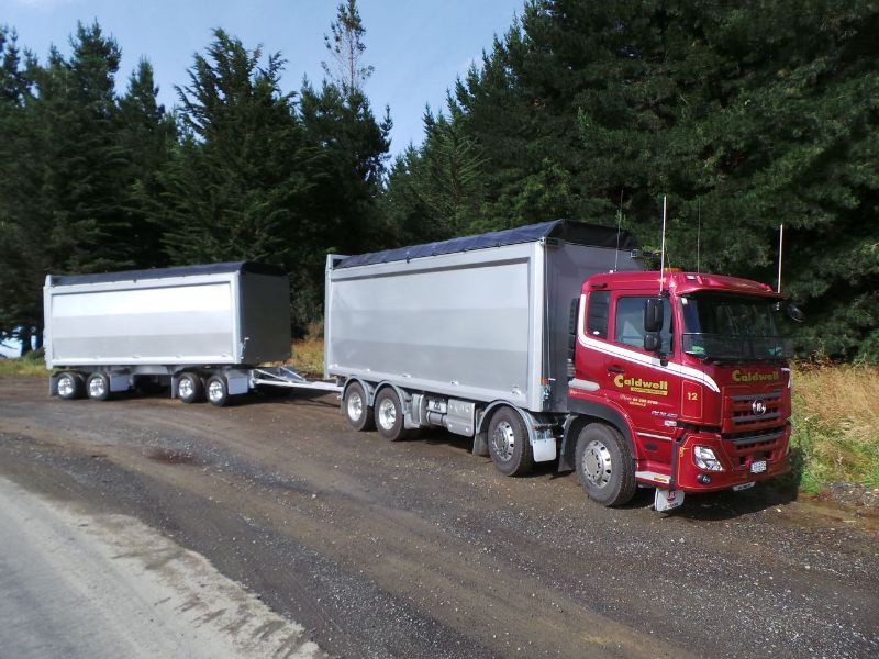 TEO Hardox 4-Axle Bulk Tipping Trailer