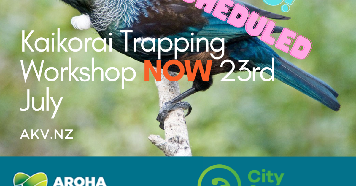 Trappers workshop rescheduled to 23rd July
