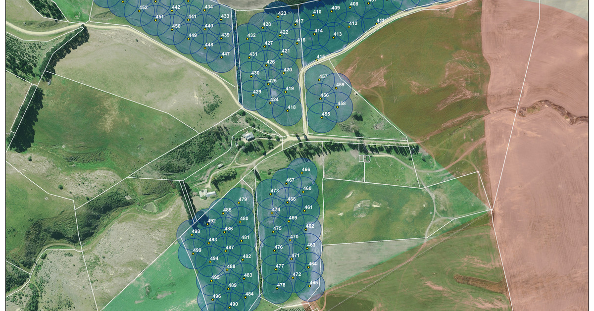 SSS Irrigation fixed grid / solid set system design