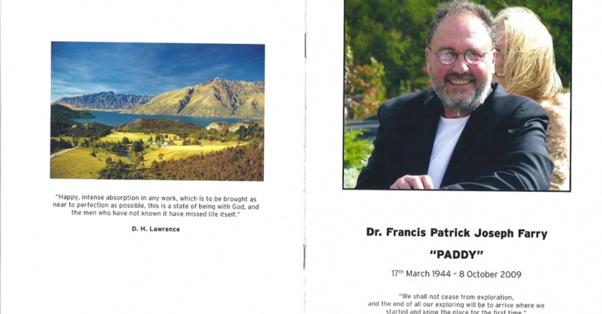 Dr Francis Patrick Joseph Farry