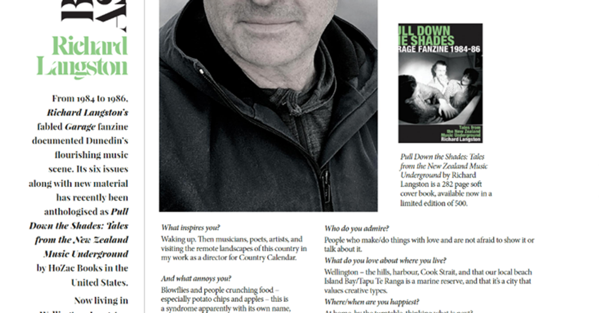 Q & A with Richard Langston in current SOUTH magazine