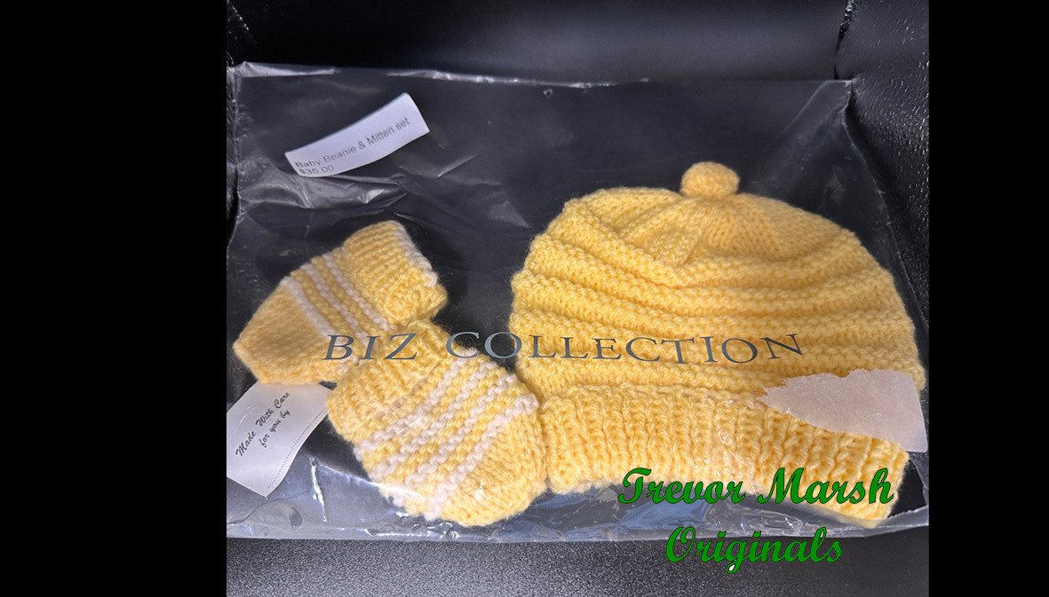 Baby Beanie & Mittens Set - Trevor Marsh Originals