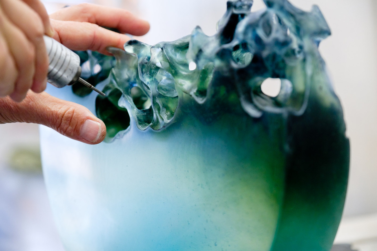 Glass Casting | Di Tocker Glass Artist | New Zealand