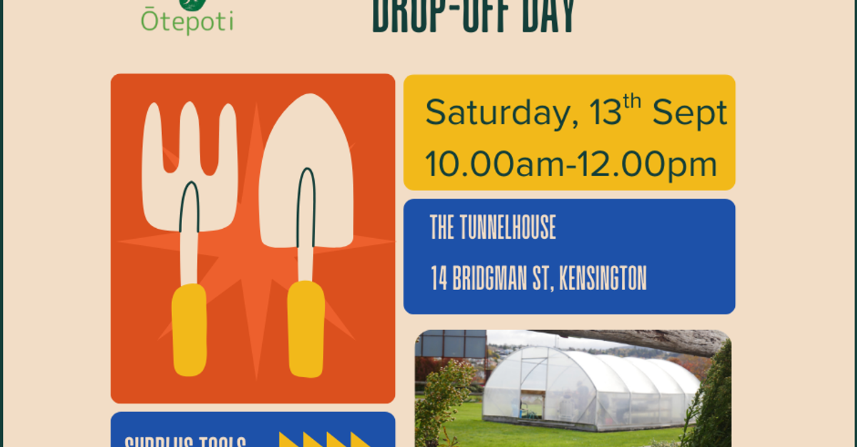 Gardening Tools Drop Off Day
