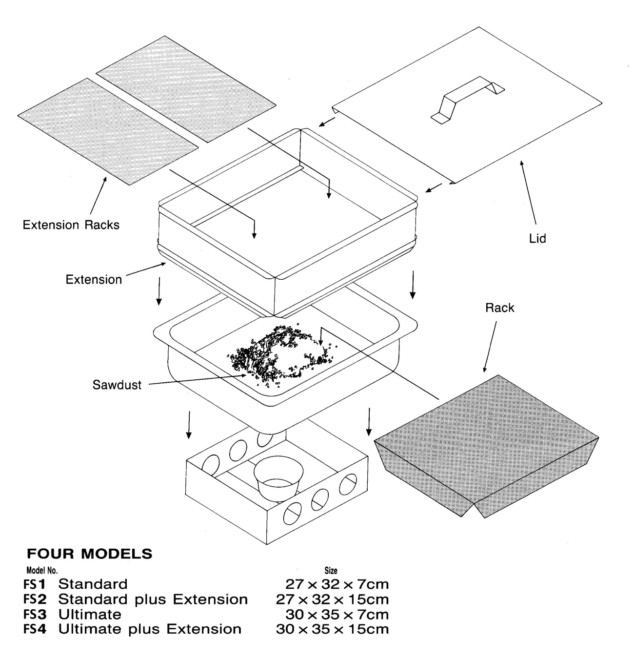 ULTIMATE Fish Smoker FS3 Stainless Steel