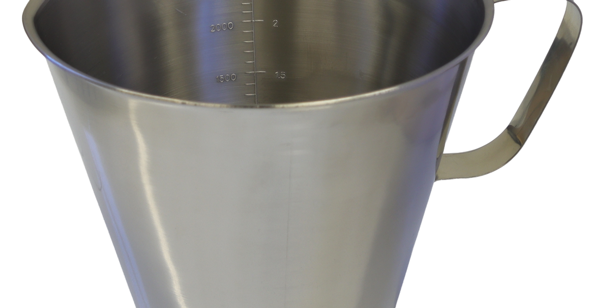 Stainless Steel Measure Jugs Graduated
