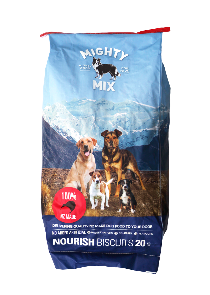 Mighty Mix Dog Food | Dog Food | Dog Biscuits, Dog Roll, Frozen ...
